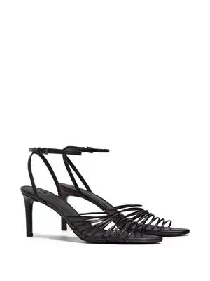 12 STOREEZ 80mm Strappy Leather Sandals