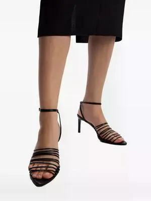 12 STOREEZ 80mm Strappy Leather Sandals