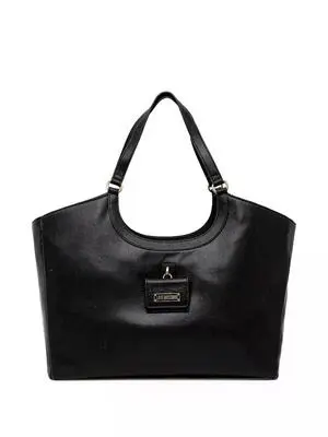 Moschino Logo-plaque Tote Bag - Black