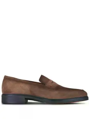 Santoni Suede Loafers