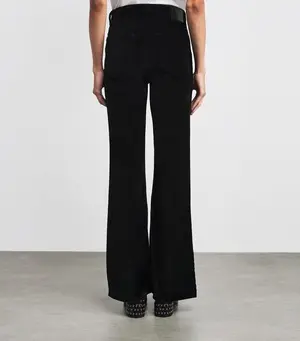 Rag & Bone Velvet Dahlia Mid-rise Flared Jeans