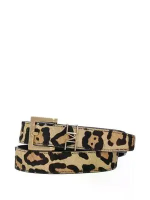 Guess Leopard-print Belt - Neutrals