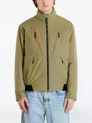 TILAK Continental Zip-up Bomber Jacket - Green