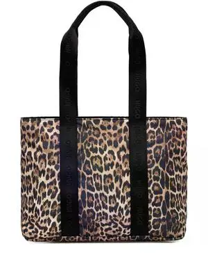 Hugo Leopard-print Tote Bag