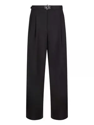 Liu Jo Wide Leg Jewel-buckle Trousers