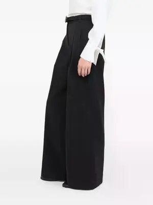 Liu Jo Wide Leg Jewel-buckle Trousers