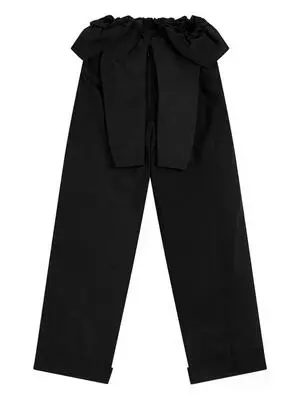 OPEN YY Ruffle-detail Trousers