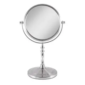 ZADRO Makeup Mirror With 5x/1x Magnification - Satin Nickel
