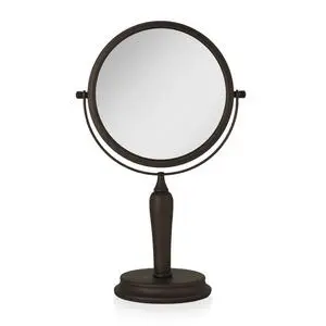 ZADRO Anaheim Makeup Mirror With Magnification - Oil Rubbed Bronze