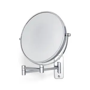 ZADRO Wall Mounted Makeup Mirror With 8x/1x Magnification - Chrome