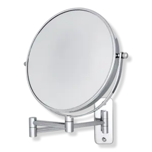 ZADRO Wall Mounted Makeup Mirror With 8x/1x Magnification - Chrome