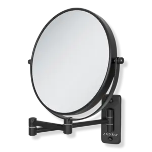 ZADRO Wall Mounted Makeup Mirror With 8x/1x Magnification - Black