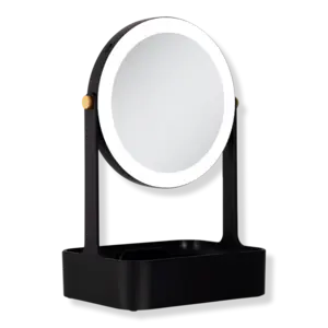 ZADRO Led Lighted Makeup Mirror With 5x/1x, Storage Drawer & Tray - Black