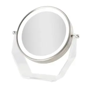 ZADRO Led Lighted Makeup Mirror With Magnifications - Satin Nickel