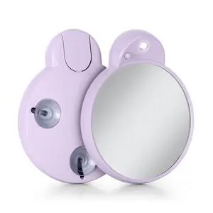 ZADRO Led Lighted Compact Mirror With 10x, Suction Cups - Lavender