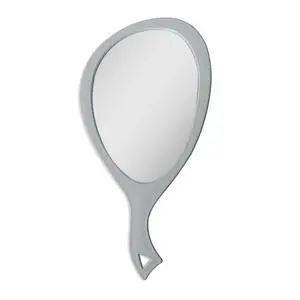 ZADRO Medium Teardrop Handheld Mirror With Curved Handle