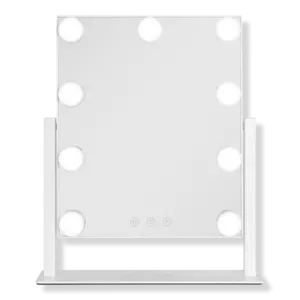ZADRO Hollywood Led Vertical Countertop Makeup Mirror - White