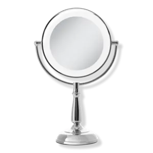 ZADRO Classic Lighted Makeup Mirror With 10x/1x, Touch Control - Chrome