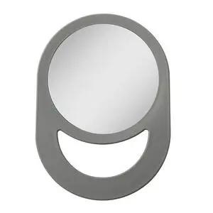 ZADRO Hand Mirror With Large Handle - Gray