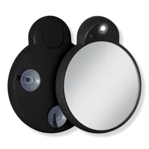 ZADRO Led Lighted Compact Mirror With 15x, Suction Cups - Black
