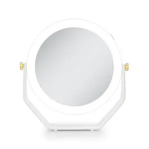 ZADRO Led Lighted Makeup Mirror With 5x/1x Magnifications - White