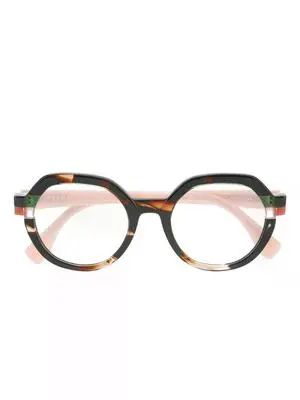 FACE À FACE Geometric Frame Eyeglasses