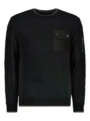 MOORER Long-sleeve Pocket Sweater