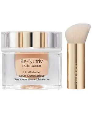 Estée Lauder 2-pc. Re-nutriv Ultra Radiance Serum Creme Makeup Foundation With Brush Set - 1c0 Cool Porcelain