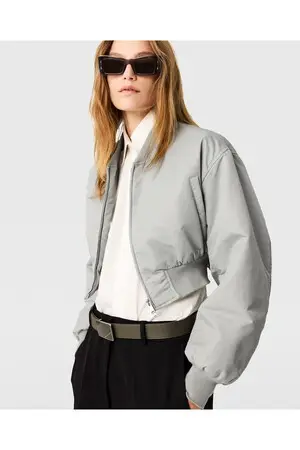 Stella McCartney Cropped Bomber Jacket