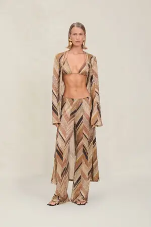 Devon Windsor Odessa Robe - Brown