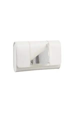 Perrin Leiffel Strass Glove Clutch - Silver