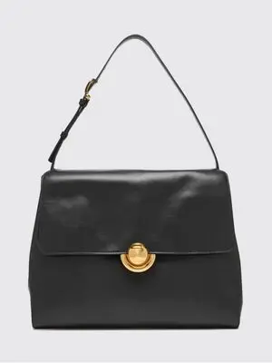 Furla Shoulder Bag With Gold Tone Clasp - Black