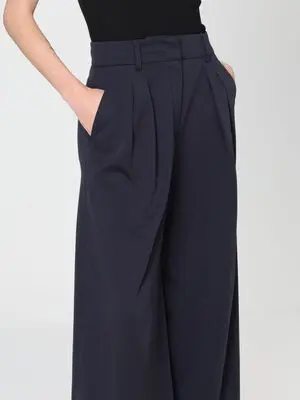 Max Mara Wide Leg Tailored Trousers - Navy