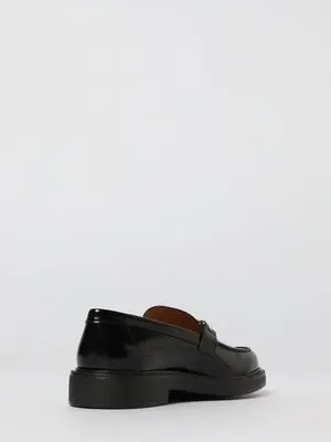 TOD'S Leather Loafers With Gold Hardware