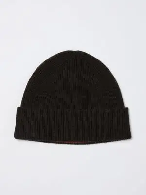 Zegna Ribbed Beanie - Brown