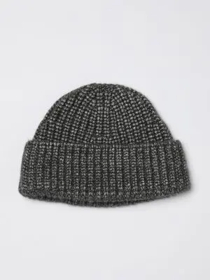 Zegna Ribbed Beanie - Grey