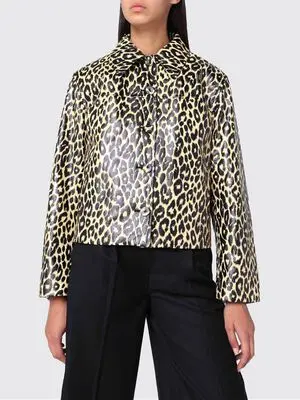 JIL SANDER Leopard Print Jacket - Beige