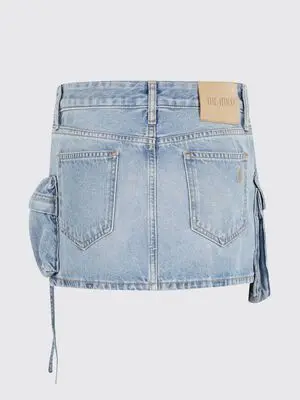 Attico Denim Mini Skirt