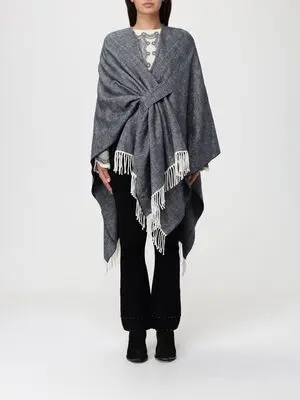 TWINSET Cape With Fringe Detailing