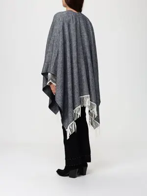 TWINSET Cape With Fringe Detailing