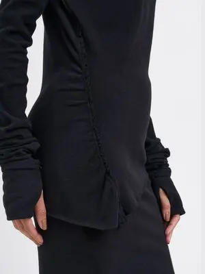MARC LE BIHAN Asymmetrical Knit Sweater