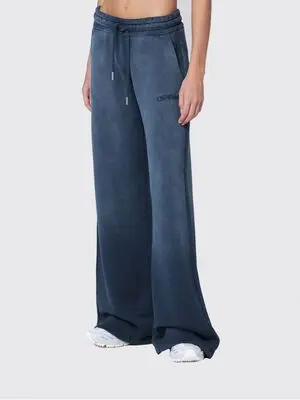 Off-White Wide Leg Pants - Multicolor
