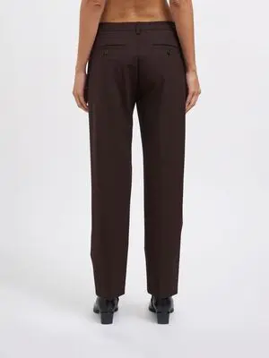 THELATEST Straight Leg Trouser - Brown