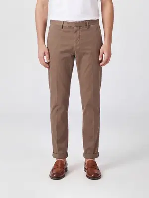 BRIGLIA 1949 Tailored Trousers - Brown
