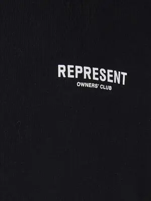 REPRESENT Zip Up Hoodie - Black