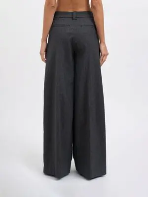 THELATEST Tailored Wide Leg Pants - Grey