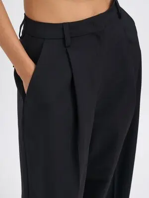THELATEST Tailored Wide Leg Pants - Black