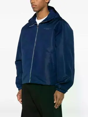 Givenchy Hooded Windbreaker - Blue