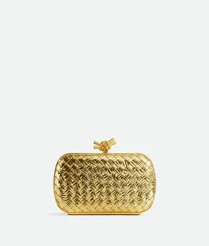 Bottega Veneta Bottega Veneta Knot Minaudière - Gold