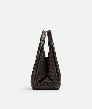 Bottega Veneta Intrecciato Leather Shoulder Bag - Fondant